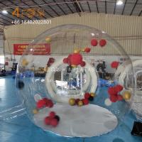 China High Quality Large Popup Clear Resort Villa Dome Hotel Bubble Bounce House Inflatable Balloon Tent 3Rooms For Sale for sale