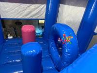 China 5x4m Inflatable Combo Bouncer Commercial Dry Slide Combo Bouncy Frozen Jumping Castle for sale
