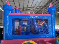 China 5x4m Inflatable Combo Bouncer Commercial Dry Slide Combo Bouncy Frozen Jumping Castle for sale