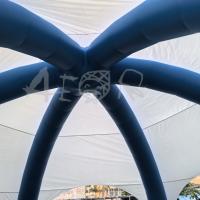 China Event Spider Inflatable Tent Large White Inflatable Spider Dome Tents for sale