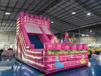 China 7x4x6M  Commercial Colorful Theme Inflatable Slides Outdoor Inflatable Playground Water Slide for sale