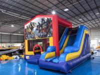 China 5x4m Transformersinflatable Jumping Bouncy Castles Inflatable Commercial Inflatable Bouncer With Slide for sale