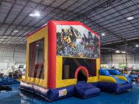 China 5x4m Transformersinflatable Jumping Bouncy Castles Inflatable Commercial Inflatable Bouncer With Slide for sale