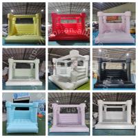 China White Bounce House Outdoor Inflatable Jump House Commercial Bouncy House for sale