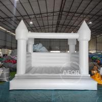 China Inflatable White Bounce House Wedding Bouncy House Outdoor Jump House for sale