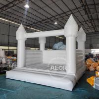 China Inflatable White Bounce House Wedding Bouncy House Outdoor Jump House for sale