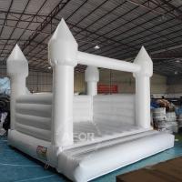 China Inflatable White Bounce House Wedding Bouncy House Outdoor Jump House for sale