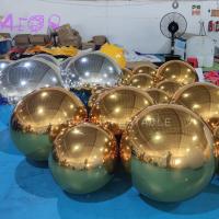 China Decorative Inflatable Mirror Ball Outdoor Inflatable Reflective Balloon for sale