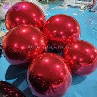 China Decorative Inflatable Mirror Ball Outdoor Inflatable Reflective Balloon for sale