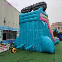 China Giant 9x3m Inflatable Waterslide Customized Size Inflatable PVC Water Slide For Kids And Adults for sale