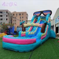 China Giant 9x3m Inflatable Waterslide Customized Size Inflatable PVC Water Slide For Kids And Adults for sale