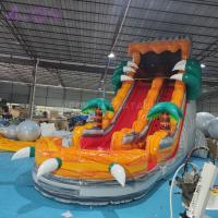 China New Design Commercial Giant Waterslide Jumping Castle Bouncy Castle Bounce House Water Slides for sale