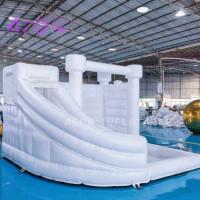 China White inflatable bounce house combom inflatable castle kids bouncy house for sale