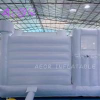 China White inflatable bounce house combom inflatable castle kids bouncy house for sale