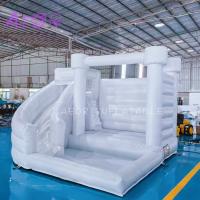 China White inflatable bounce house combom inflatable castle kids bouncy house for sale