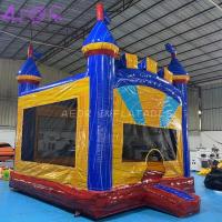 China Commercial inflatable bounce house kids play colorful bouncy castle for sale