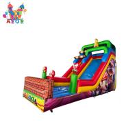 China Family Backyard Adult Inflatable Water Slide Kids Inflatable Slide For Sale for sale