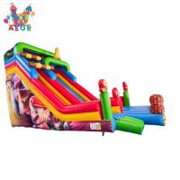China Family Backyard Adult Inflatable Water Slide Kids Inflatable Slide For Sale for sale