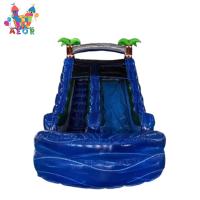 China Inflatable Water Slide With Detachable Pool For Sale Waterslide for sale
