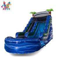 China Inflatable Water Slide With Detachable Pool For Sale Waterslide for sale