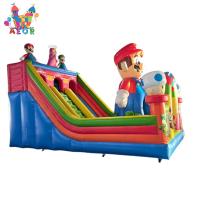China Kids Jumping Jungle Slide Inflatable Water Slide PVC Commercial Inflatables On Sale for sale