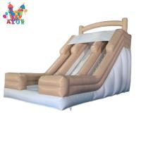 China Inflatable Slides Double Lane Slide Pastel Color Slide cheap price for sale