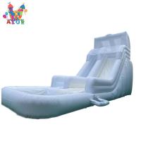 China Custom Commercial Grade PVC Party Rental Toddler Castle Water Slide With Ball Pool for sale