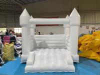 China Inflatable Jumping Castle Commercial White Bounce House For Wedding jumping castle for sale