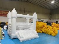 China Inflatable Jumping Castle Commercial White Bounce House For Wedding jumping castle for sale
