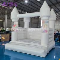 China 10ft Kids Party Bouncer Inflatable White Wedding Bouncy Castle Inflatable Mini Bounce House for sale