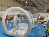 China Inflatable Bubble House 10 FT Commercial Balloon Bounce House Bubble Tent Dome with Double Blower for sale