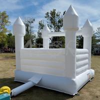 China PVC Jumping Castle Inflatable Bounce House White Wedding Bouncy Castle Inflatable For Kids for sale