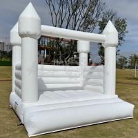 China PVC Jumping Castle Inflatable Bounce House White Wedding Bouncy Castle Inflatable For Kids for sale