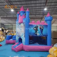 China New Commercial Happy Party Bouncy Castle Combo Inflatable Wedd Snow Globe Big Bouncer Jumping Bouncy Castle for sale