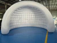 China High Quality Large White Inflatable Round Tent Portable Inflatable Air Dome Tent for sale