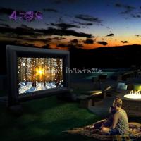 China Outdoor Projection Inflatable Airtight Projector Screen Inflatable Movie Screen for sale