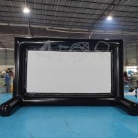 China Outdoor Projection Inflatable Airtight Projector Screen Inflatable Movie Screen for sale