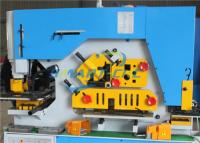 China 60 Ton Hydraulic Ironworker Machine , Industrial Ironworker For Sheet Metal for sale