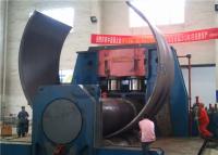 China Full Hydraulic CNC Plate Bending Rolling Machine For Cone Flange Pipe Tank for sale