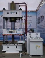 China White Benchtop Hydraulic Press Equipment 3 Beam 4 Column Structure High Reliability for sale