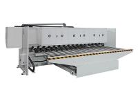 China 1500×4000mm CNC V Grooving Machine , White Hydraulic Notching Machine for sale