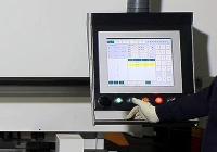 China 1500×4000mm CNC V Grooving Machine , White Hydraulic Notching Machine for sale