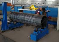 China Cnc SS400 12m 500mm Door Cutting Machine For Street Light Pole for sale