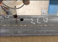 China Cnc SS400 12m 500mm Door Cutting Machine For Street Light Pole for sale