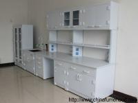 China Customized Chemistry Lab Furniture Bench Optionally Colors 2 Layers Reagent Rack for sale