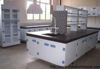 China PP Structure Lab Tables And Furnitures 8-10mm Worktops Anti Corrosive Reagent Shelf for sale