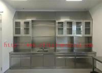 China 3000*750*900 MM Original Color Lab Tables Work Benches Stainless Steel Lab Furniture for Hospital and College for sale