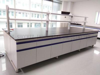 China Adjustable Foot Biology Lab Furniture 16mm MFC Board Steel - Wood Casework for sale