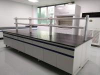 China Adjustable Foot Biology Lab Furniture 16mm MFC Board Steel - Wood Casework for sale