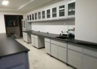 China Science Wood Lab Furniture Bench All Steel Frame For Chemical Laboratory for sale